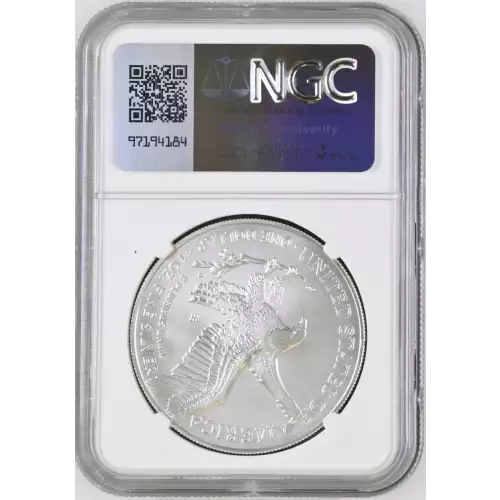2024-W Bullion Silver Eagles NGC MS-70 Kenneth Bressett Signature Burnished Early Releases ...