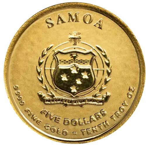 2025 1/10 oz Samoan - Commander Ulysses Grant Gold Coin - Presidential ...